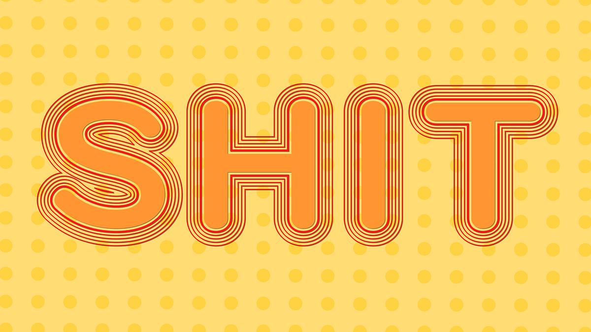 Retro Offset Stroke Shit Lettering Free Photo Rawpixel retro-offset-stroke-shit-lettering-free-photo-rawpixel