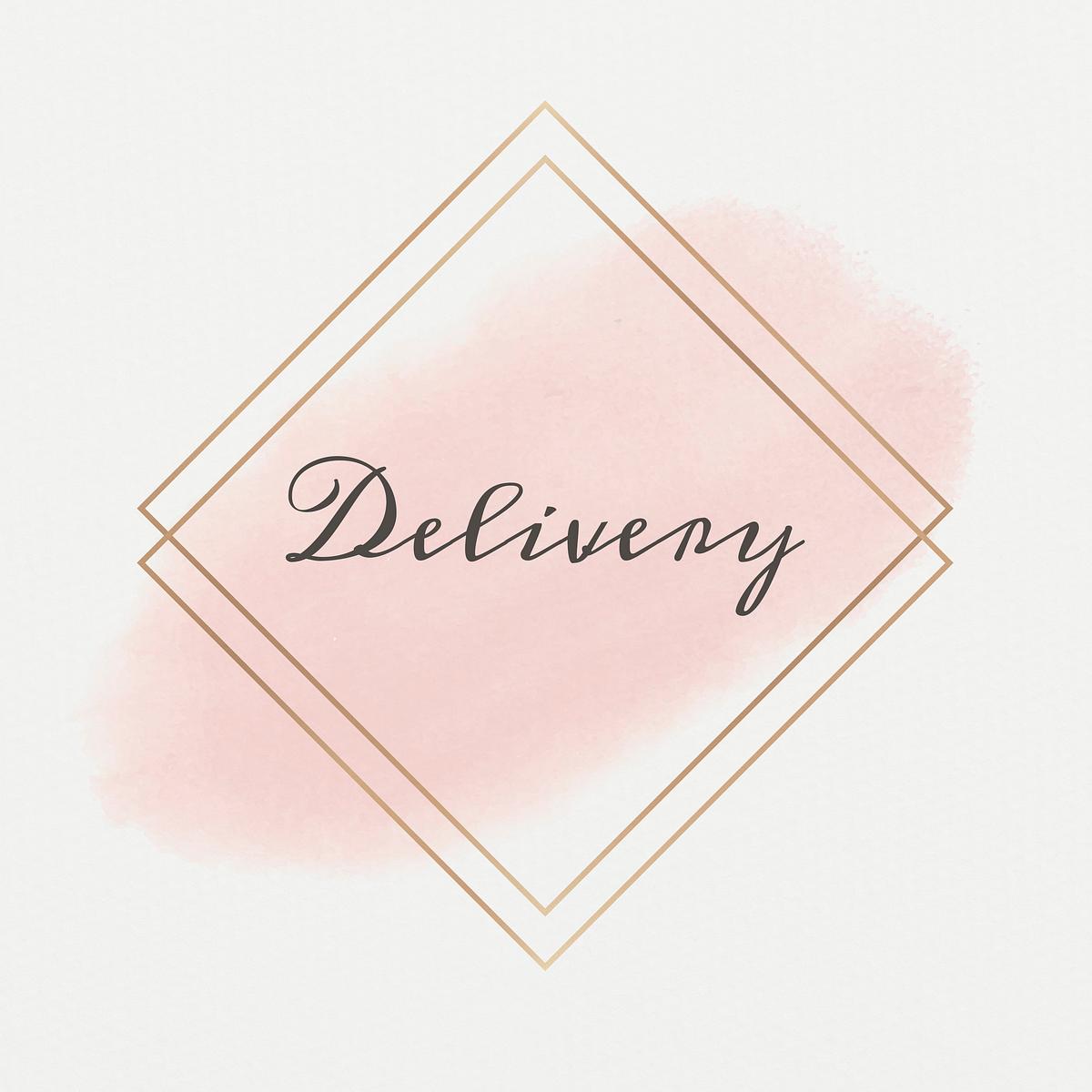 Delivery Word Badge Pastel Frame Free Photo Rawpixel delivery-word-badge-pastel-frame-free-photo-rawpixel
