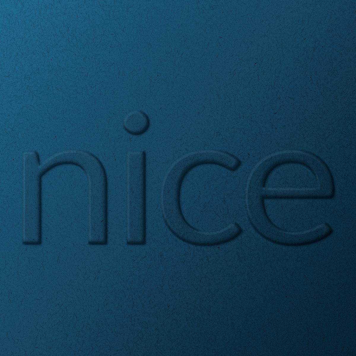 Nice Word Embossed Typography On Paper Free Photo Rawpixel nice-word-embossed-typography-on-paper-free-photo-rawpixel