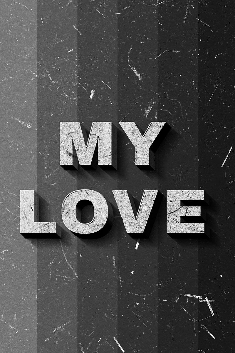 Grayscale My Love 3D Vintage Free Photo Rawpixel grayscale-my-love-3d-vintage-free-photo-rawpixel