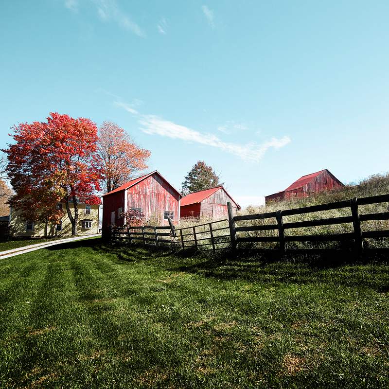 Grouping Of Small Barns In This Free Photo Rawpixel