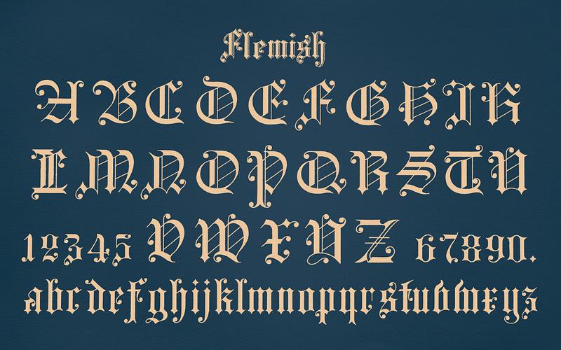 Old English calligraphy fonts from Draughtsman's Alphabets by Hermann ... Old English calligraphy fonts from Draughtsman's Alphabets by Hermann ...