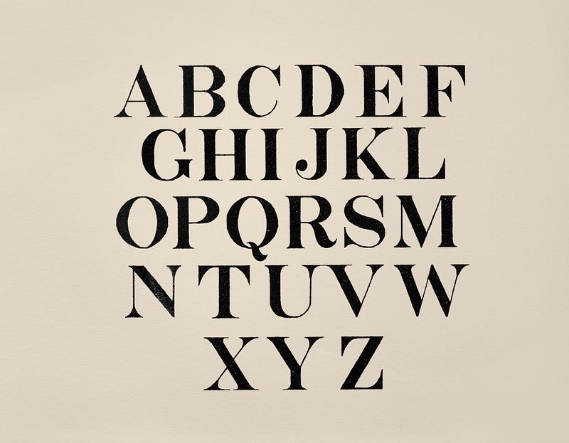 Roman fonts from Draughtsman's Alphabets by Hermann Esser (1845–1908 ... Roman fonts from Draughtsman's Alphabets by Hermann Esser (1845–1908 ...