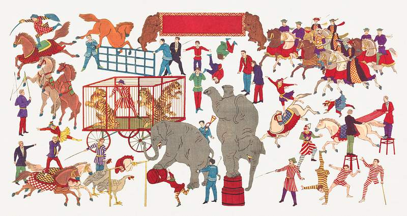 Vintage Circus Images Free Vectors Pngs Mockups And Backgrounds