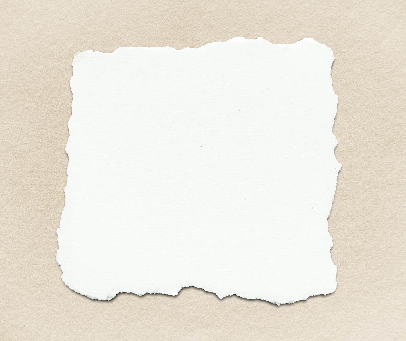 Torn white paper piece | Royalty free stock photo - 1201885 Torn white paper piece | Royalty free stock photo - 1201885
