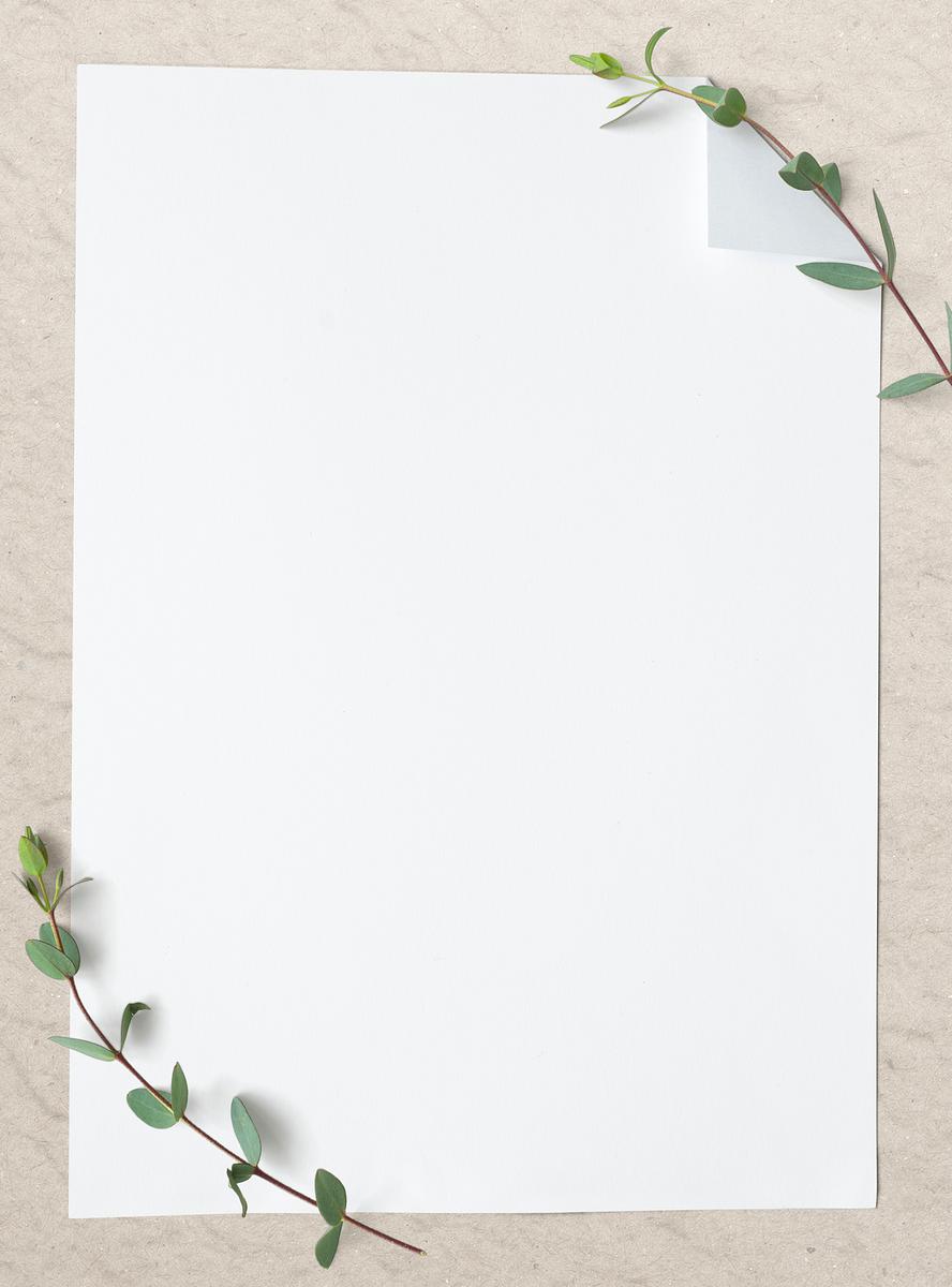 Blank Plain White Paper Template | Premium Psd Mockup - Rawpixel