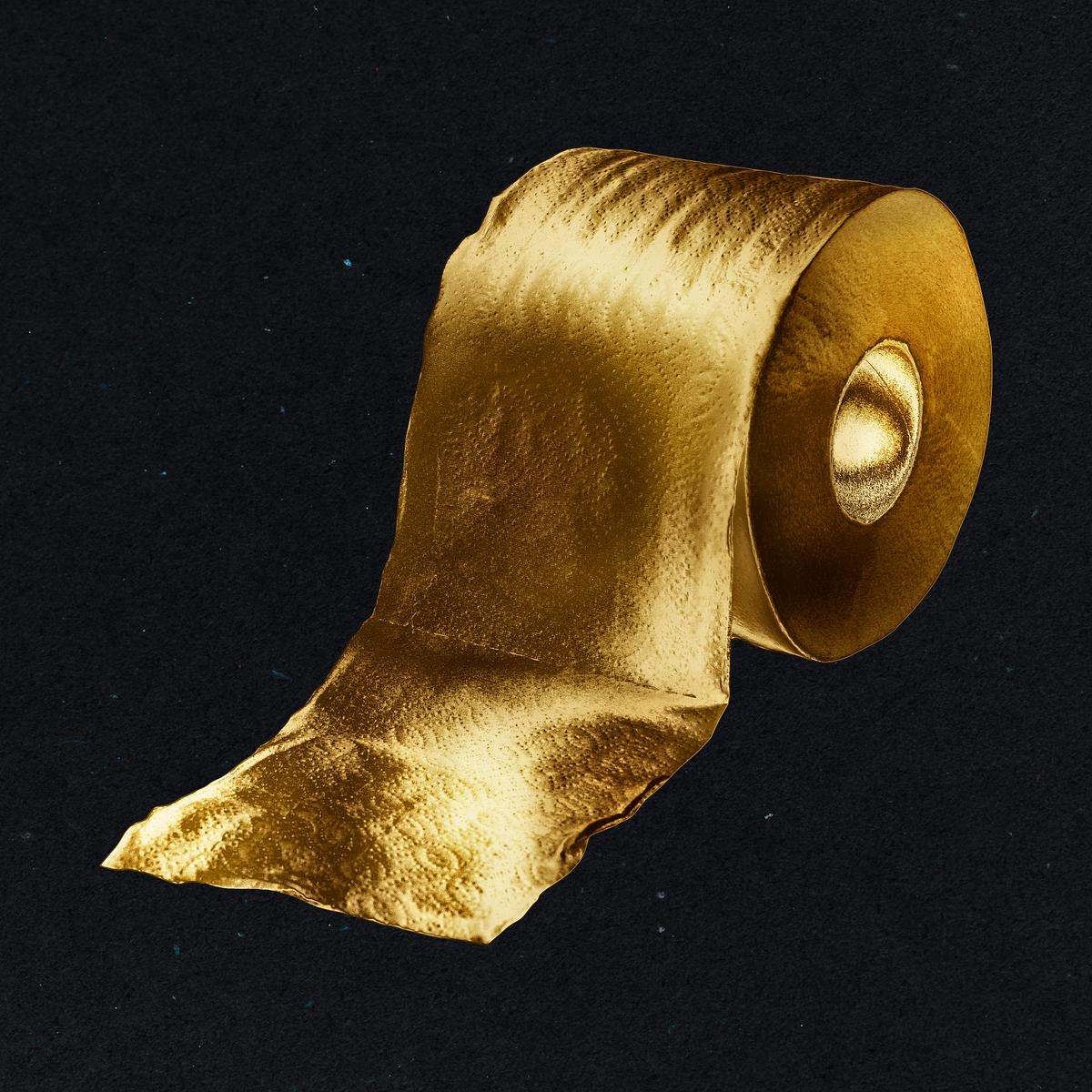 Gold Roll Of A Toilet Free PSD Rawpixel gold-roll-of-a-toilet-free-psd-rawpixel