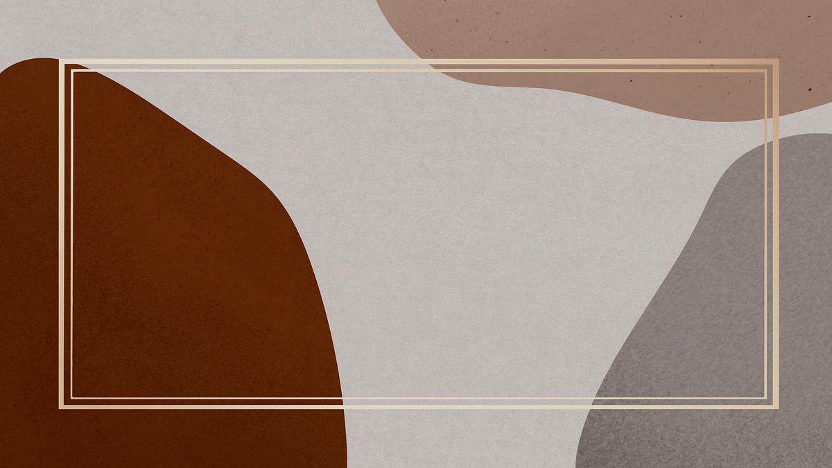 Gold Psd Frame On Abstract Free Psd Rawpixel