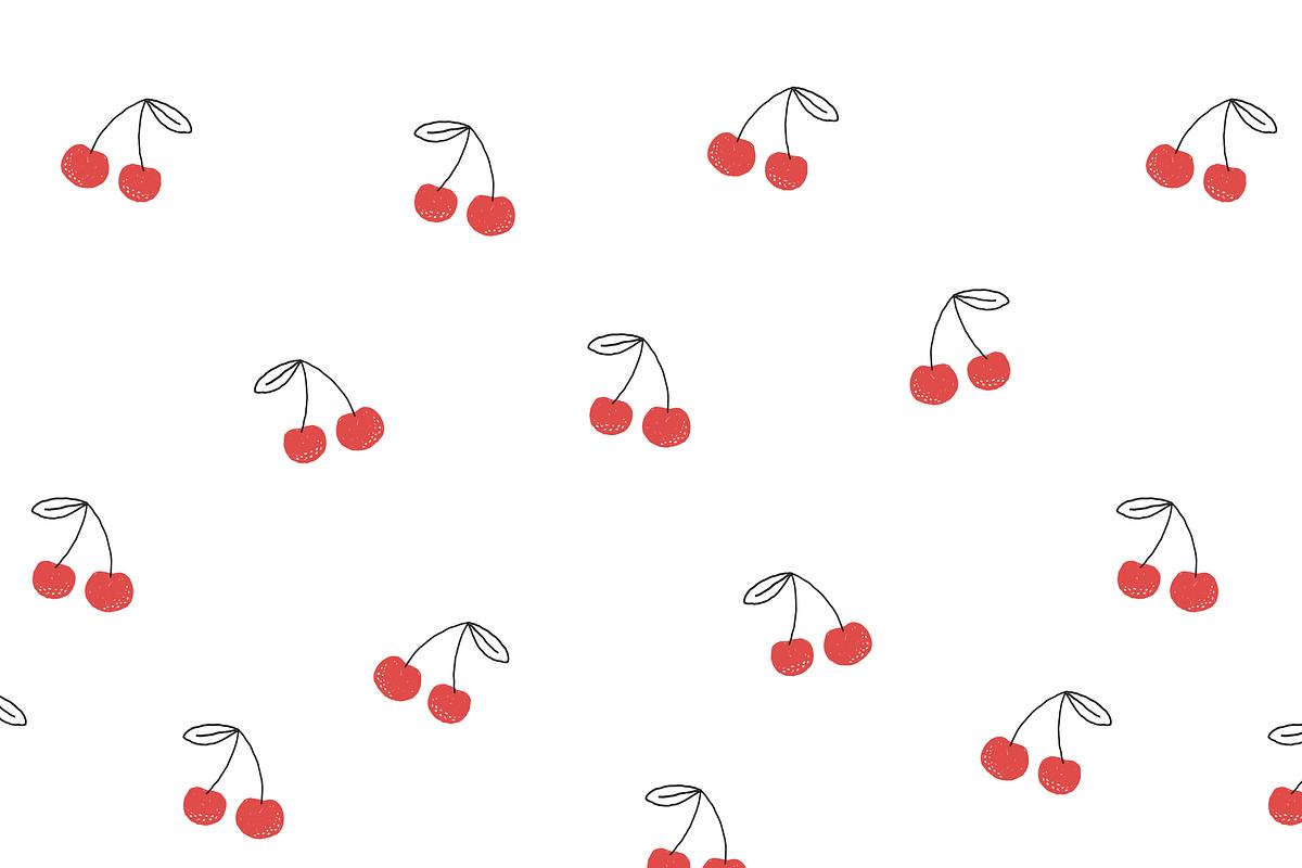 Cherry background desktop wallpaper, cute | Premium Vector - rawpixel Cherry background desktop wallpaper, cute | Premium Vector - rawpixel