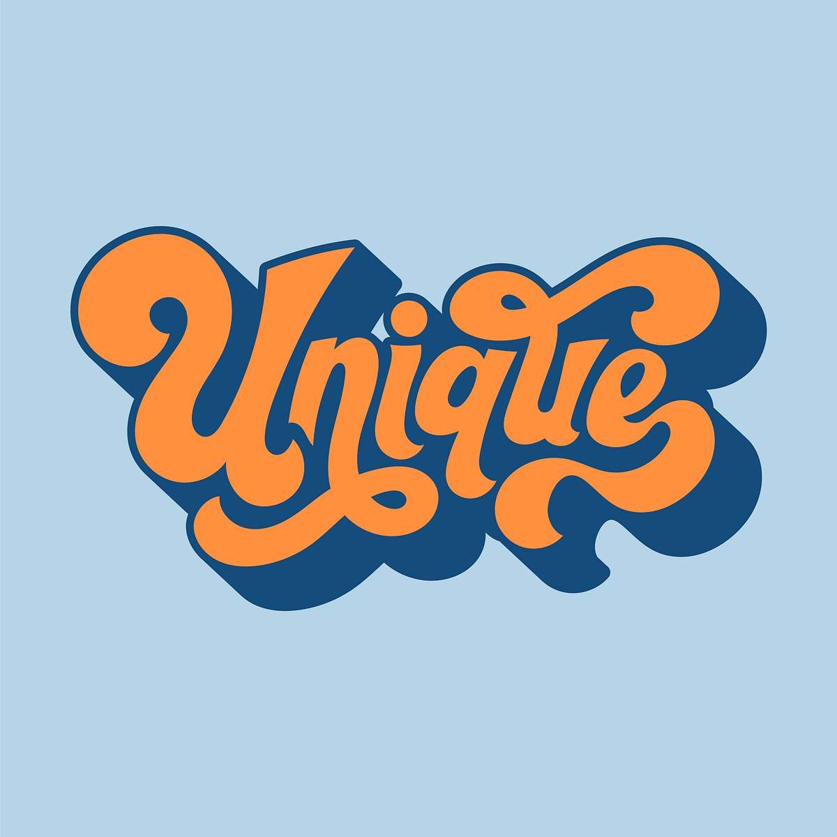 Unique Word Typography Style Illustration Free Vector 472682 unique-word-typography-style-illustration-free-vector-472682