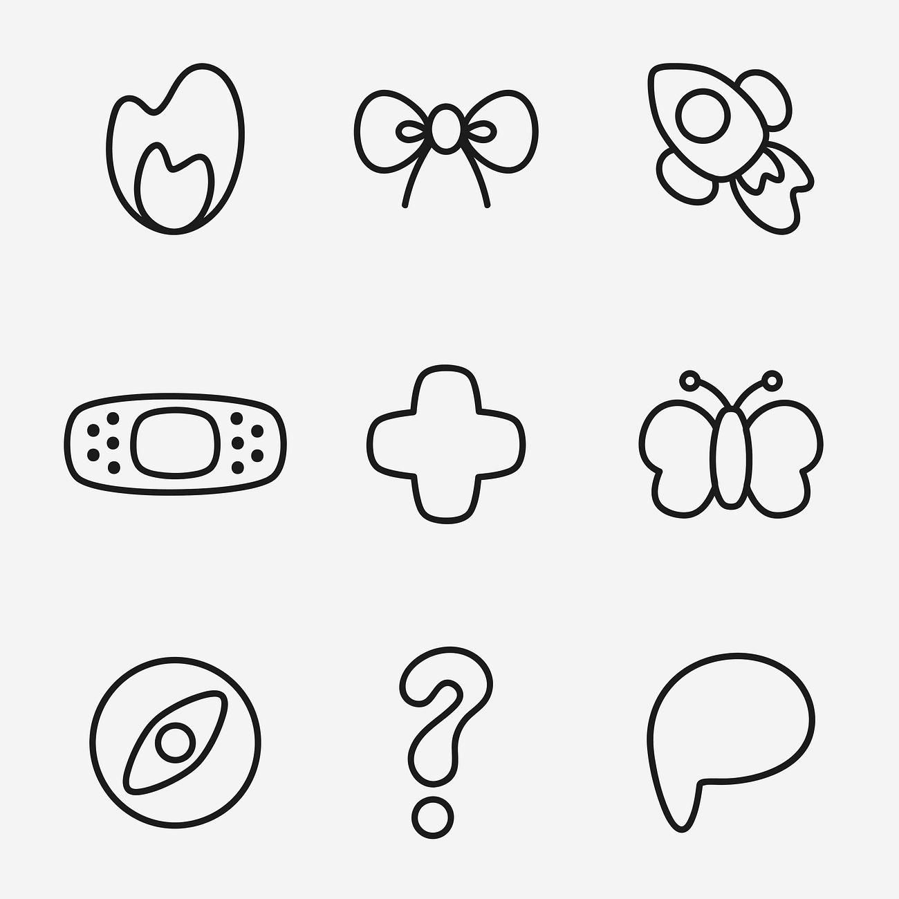 Cute Planner Sticker Vector Collection | Free Vector - Rawpixel