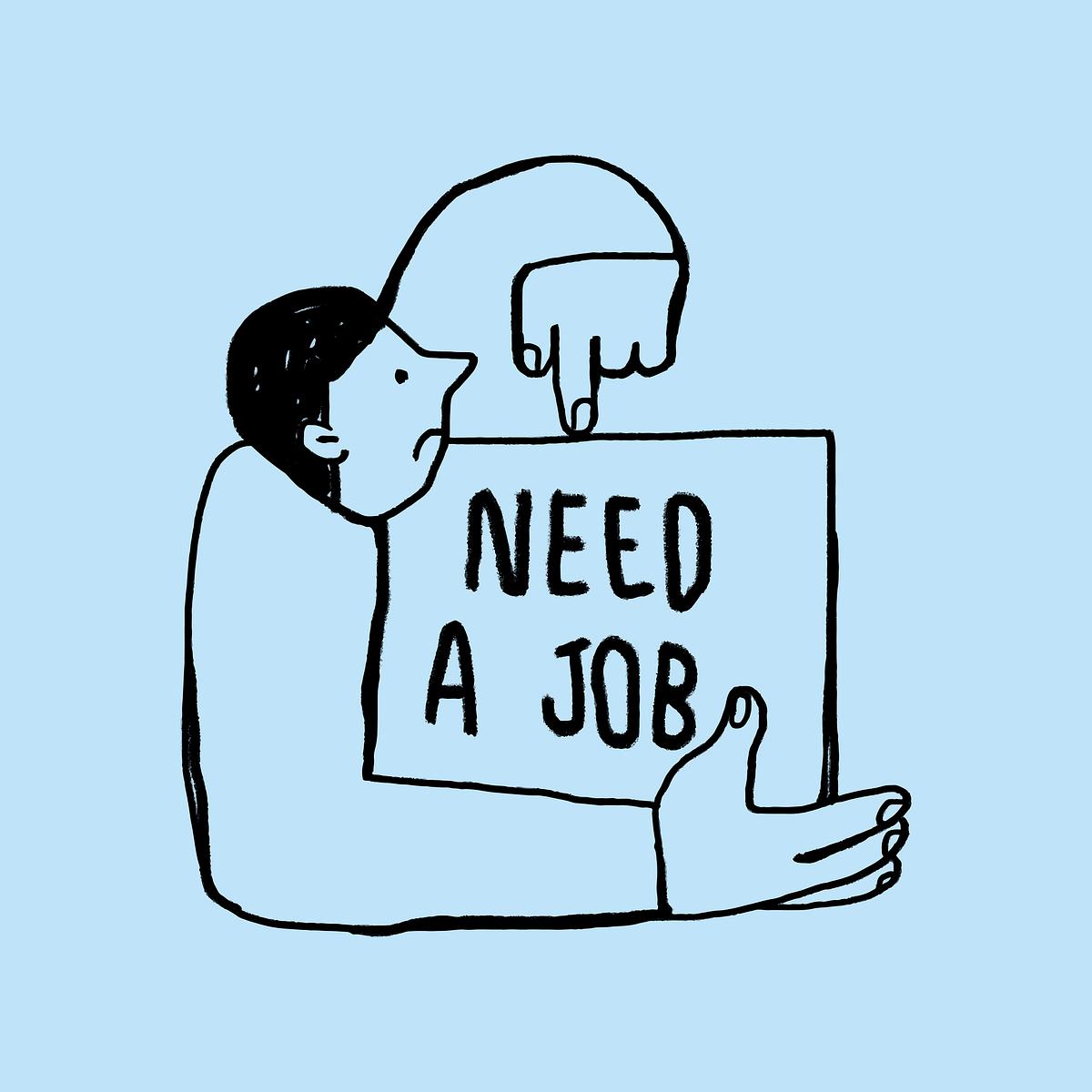 Man Needs A Job Unemployment Free Vector Rawpixel man-needs-a-job-unemployment-free-vector-rawpixel