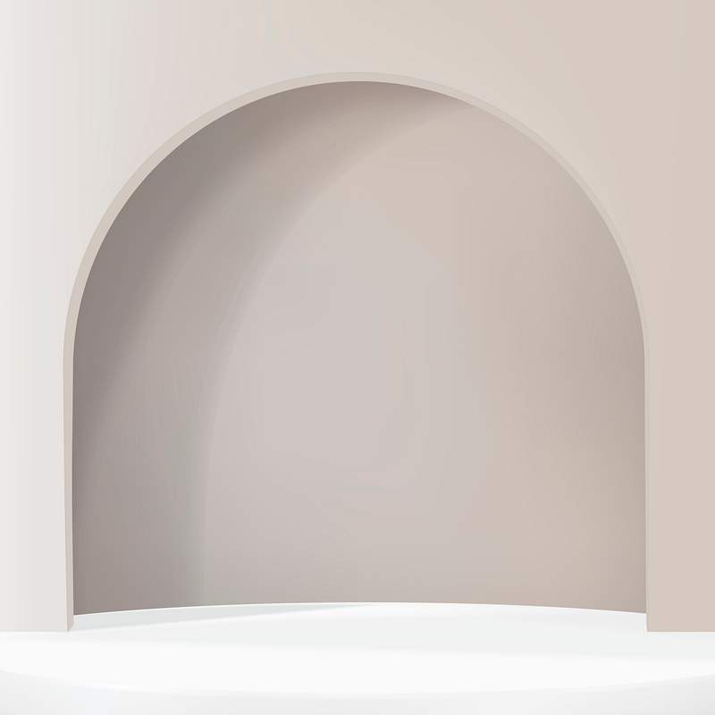 3D arch product backdrop psd in brown simple… | Free stock illustration ... 3D arch product backdrop psd in brown simple… | Free stock illustration ...